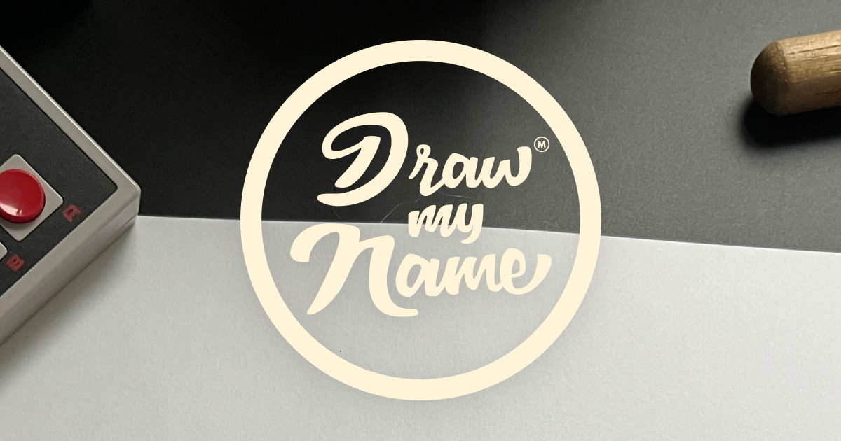 Draw My Name - A Handlettering Project 🀄️ 🏻 🧔🏻